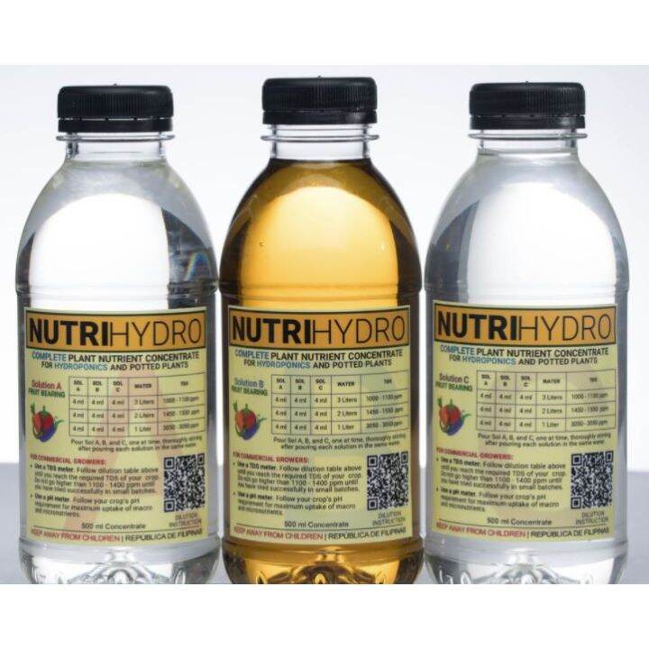 Fruit Bearing Nutrient Solution 500 mL - NutriHydro Nutrient ...