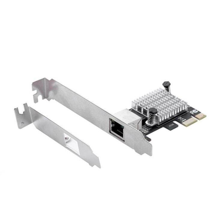 Pciex1 2.5G Gigabit Network Card Adapter With 1 Port 2500Mbps Pcie 2 ...