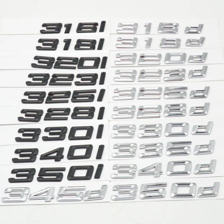 Hot New Trunk Rear Emblem Logo Sticker For BMW E30 E36 E46 E90 F30 318i ...