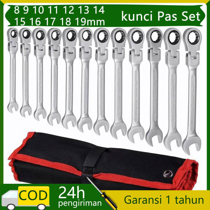 Kombinasi Ratchet Wrench Dengan Kepala Fleksibel Alat Ratchet Tujuan ...