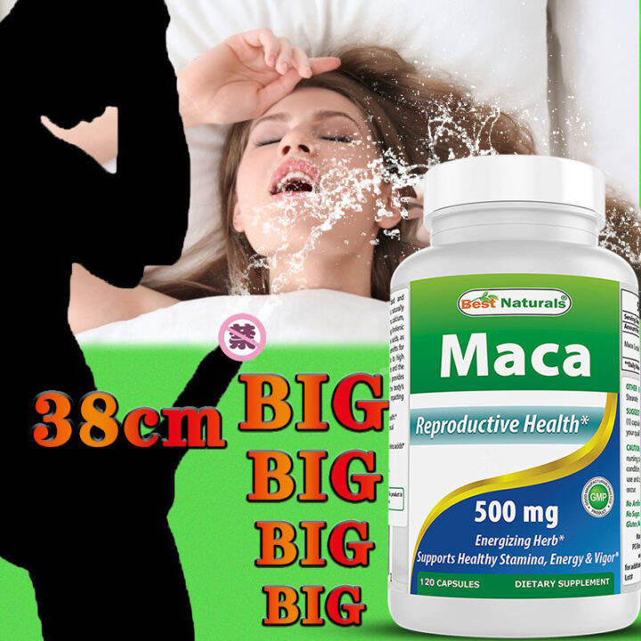 Maca Root Capsules - Natural Energy, Performance and Mood Support - 60/ ...