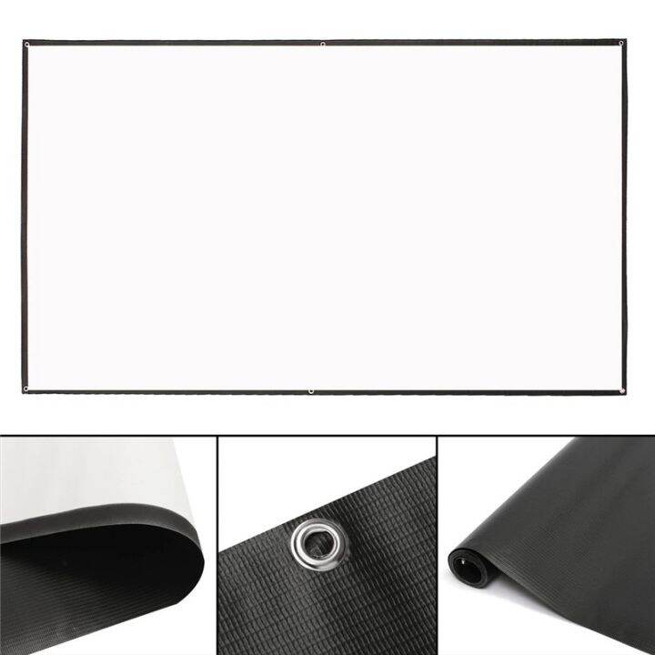 Projector White Screen Matte White for Home and Office Projector ...