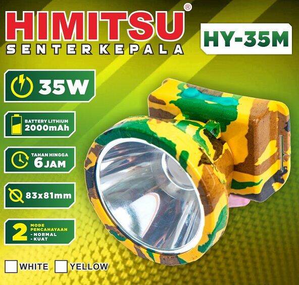 Senter Kepala 35 WATT HIMITSU HY-35M | Lazada Indonesia