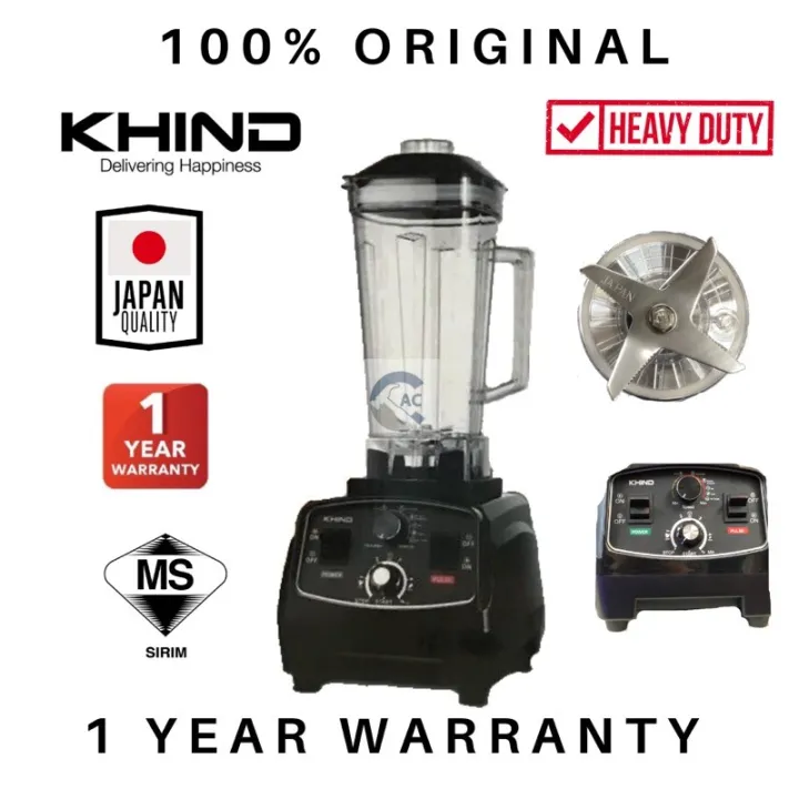 [HEAVY DUTY] KHIND BL2000P HEAVY DUTY COMMERCIAL BLENDER BL2000P | Lazada