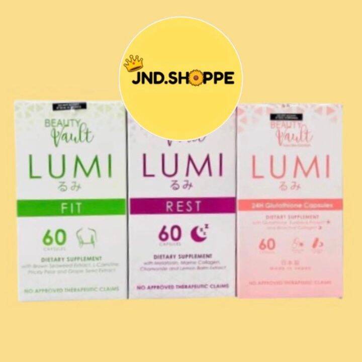 LUMI 24H GLUTATHIONE LUMINA GLOW COLLAGEN BEAUTY VAULT | Lazada PH