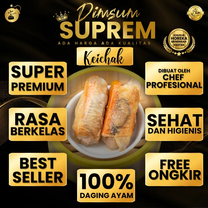Dimsum Keichak- Premium- Dim Sum keichak- Frozen food Dimsum Mbledos 40 ...