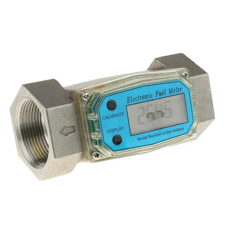 Aayang Digital Diesel Fuel Flow Meter 1.5 ''Turbine Flow Counter 38 ...