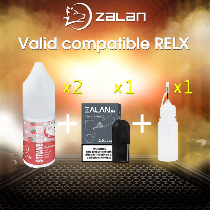 ZALAN vaperjuice set(Refillable) Zalan juice 10ml can be filled with ...