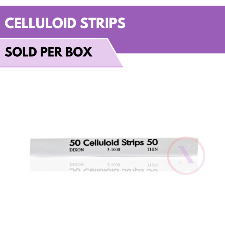 Dental Celluloid Strips ( 50 pcs. per box) | XYZ Merchandise Dental and ...