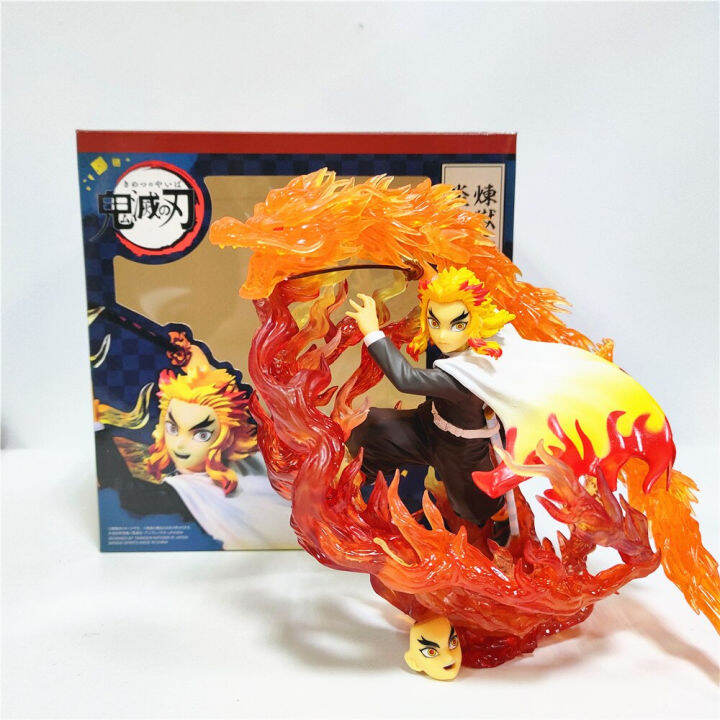 Anime Kimetsu no Yaiba Demon Slayer 17cm Rengoku Kyoujurou Fire Dragon ...
