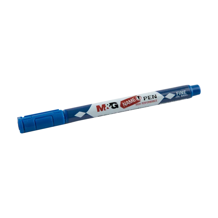 M&G Name Pen Oil Base Marker Blue APM25671 (12pcs) | Lazada PH
