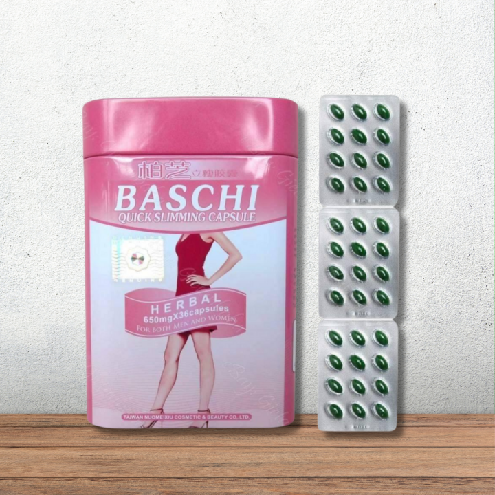 ORIGINAL Baschi Lishou Slimming 36 Soft Capsule Gel Authentic Baschi ...