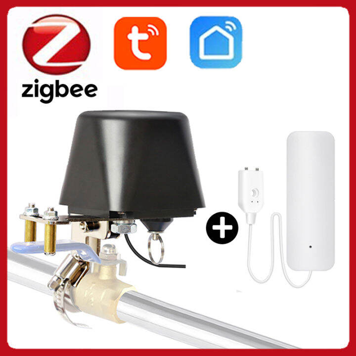 Zigbee Tuya Smart Valve Controller Water Leak Sensor For Water Gas Auto ...