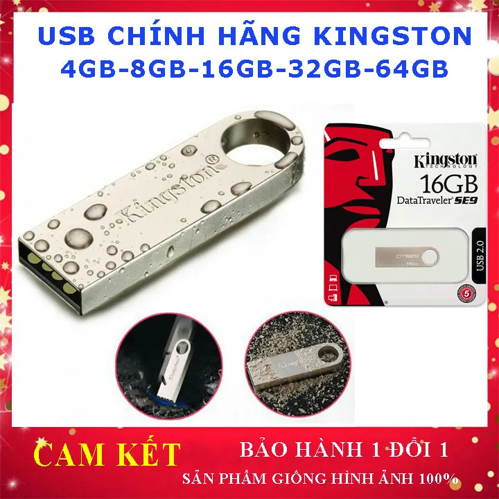 USB King-Ston chính hãng lưu trữ tài liệu, nhạc, phim, cài đặt... Usb ...