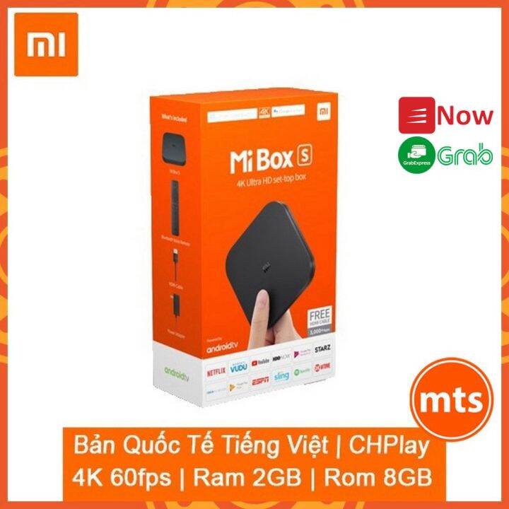 Android Tivi Box Xiaomi Mibox S 4K Gen 2(Android 8.1) Tiếng Việt ...