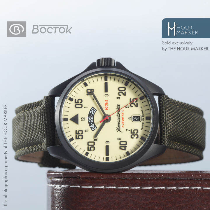 [Sold out] Vostok (Boctok) Komandirskie K34 Full Lume Dial Automatic ...