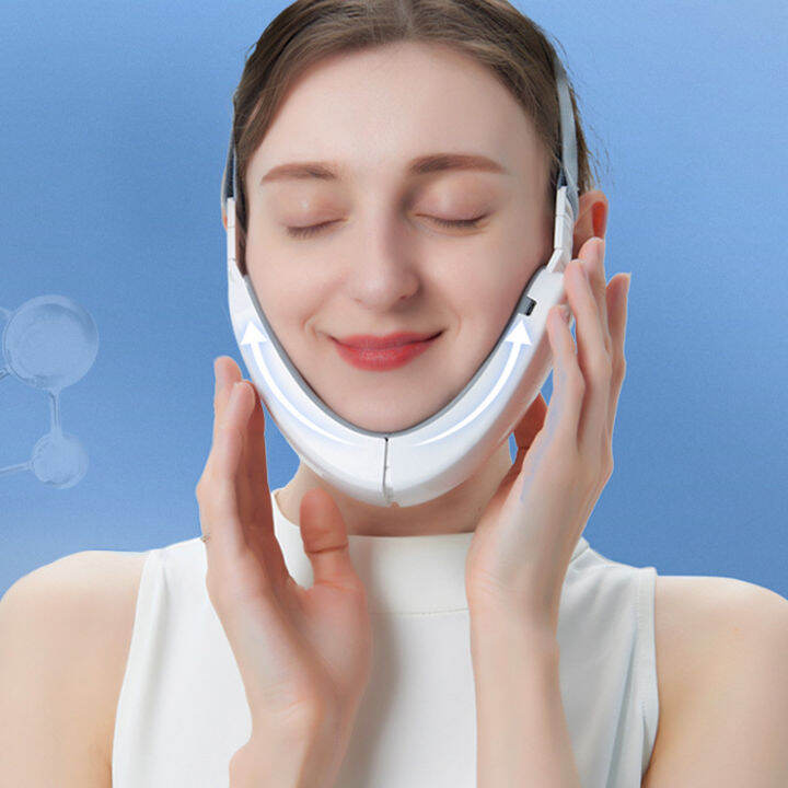 Electric V Face Shaping Belt Double Chin Lifting Device Micro Current ...