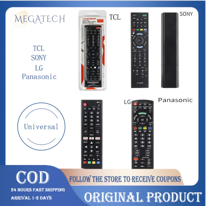 MegaTech Universal Tv Remote Control New Original for Tcl Sony ...