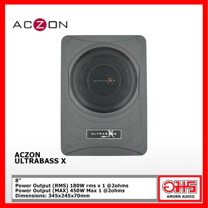 ACZON Ultra Bass X ซับบ็อค ซับเบส 8 นิ้ว 180W rms / 450W Max AMORNAUDIO / อมรออดิโอ | Lazada.co.th