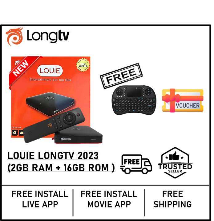 [FREE SHIPPING] 2GB +16GB 2023 LONG Louie Long TV Streaming Device ...
