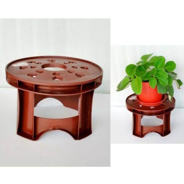 Alas Pasu Bunga Berkualiti / Tapak Pasu/ Flower Pot Stand Shelf Rack ...