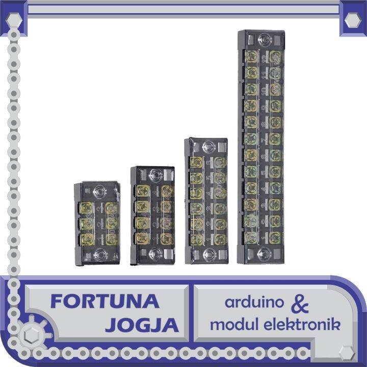 Terminal Block Tutup Akrilik 600V 15A TB1503 TB1504 TB1506 TB1512 ...