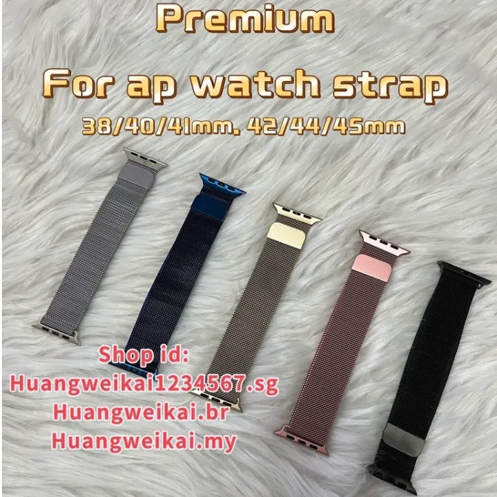【Premium】stainless steel watch Strap for AP watch series 1 2 3 4 5 6 7 ...