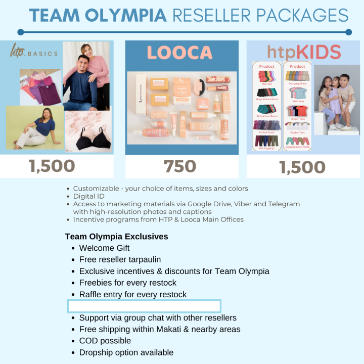HTP Basics Items for Resellers | Lazada PH