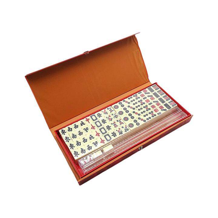 segolike Travel Mini Mahjong Set Chinese Mahjong Set Compact with ...