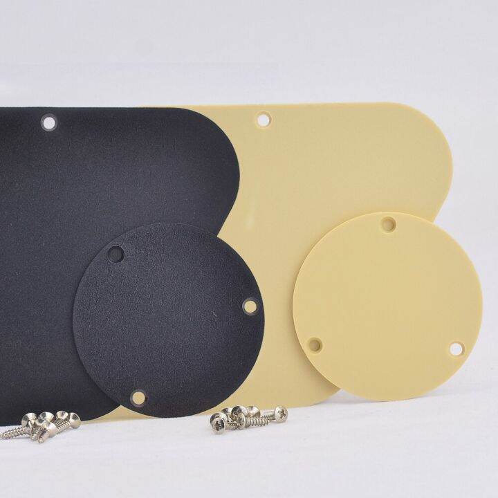 KR-1 Piece Guitar Control Cavity Back Cover Plastic Plate and Toggle ...