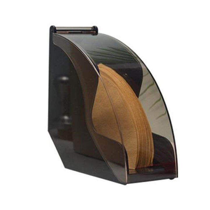Plastic Coffee Filter Holder with Cover Filter Paper Dustproof Storage ...