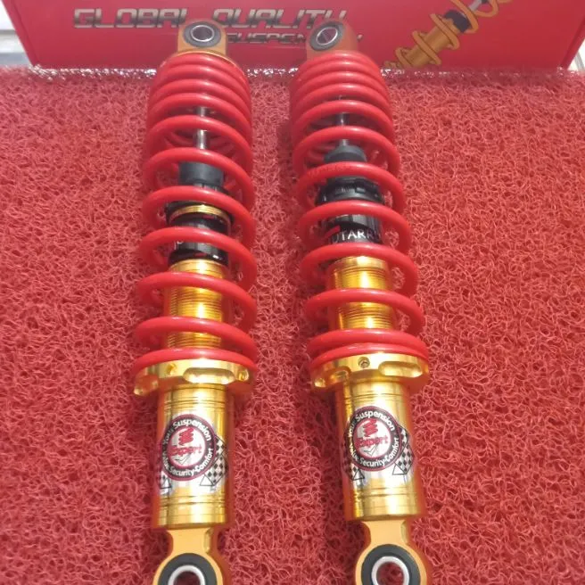Mutaru Rear shock for wave 125 (310mm) gold series red gold | Lazada PH