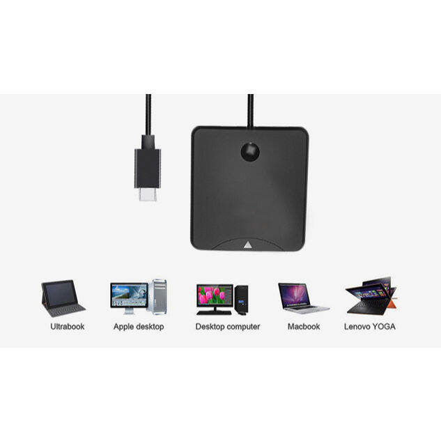 เครืองอ่านบัตร Smart Card Reader Type-c | Lazada.co.th