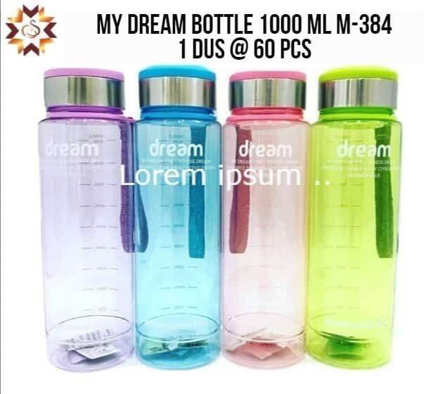 BOTOL MINUM MY DREAM 1000 ML BOTOL MINUM SPORT 1 LITER | Lazada Indonesia