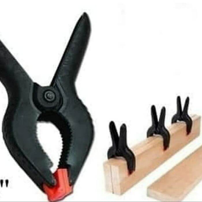 9 inch A Clamp spring A klem 9inch 9" penjepit kayu triple besi ...