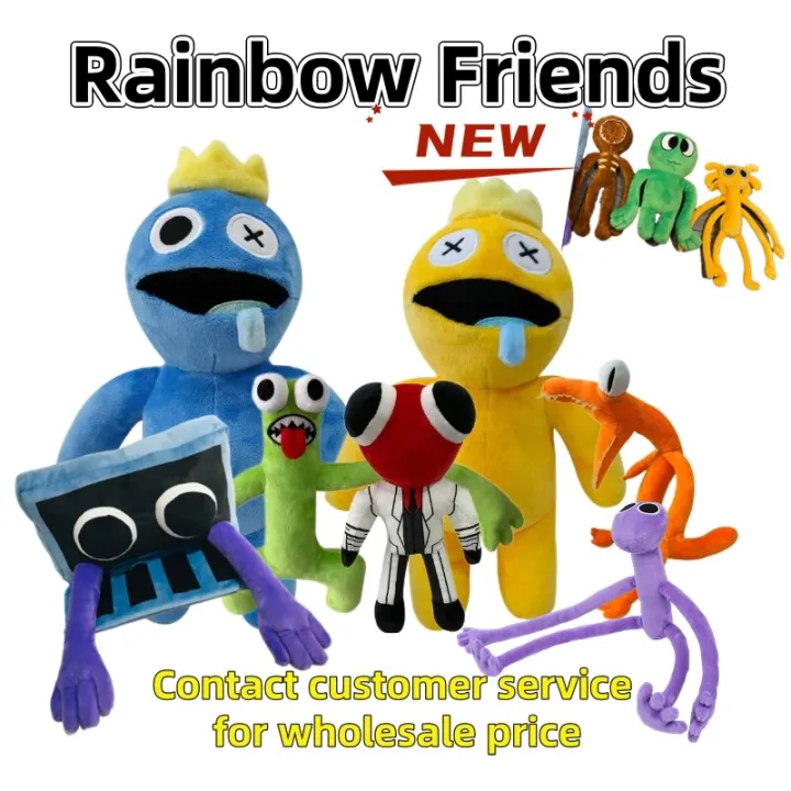 80cm 🔥Ro blox🔥 Rainbow Friends Plush Toy Tune the Rainbow Cartoon Plush ...