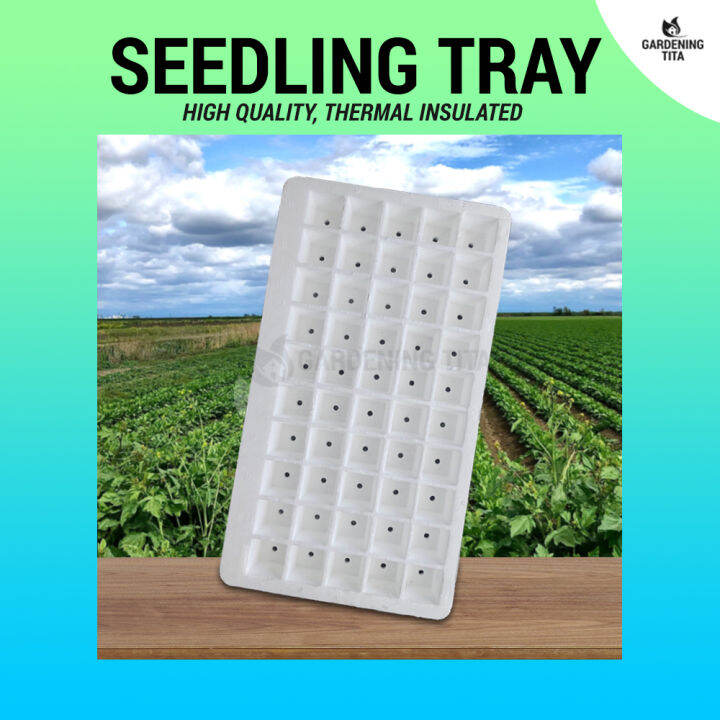 (1 PC) Heavy Duty Reusable Durable Styro Seedling Tray / Thermal ...