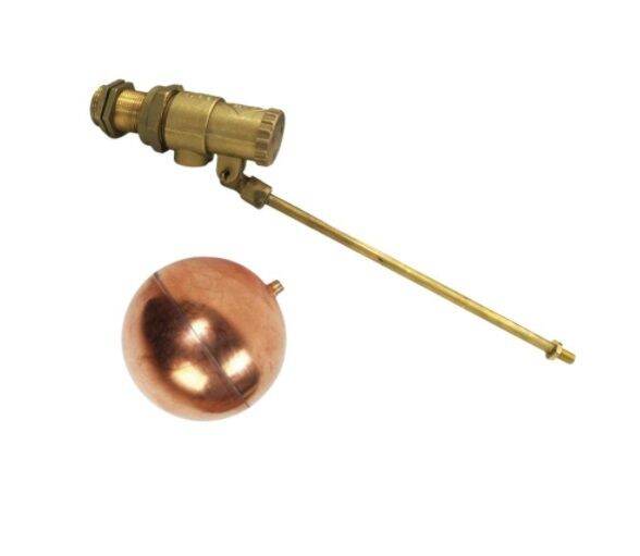 4" 100mm / 3" 80mm Heavy Duty Brass Float Arm Valve Pelampung Tembaga ...