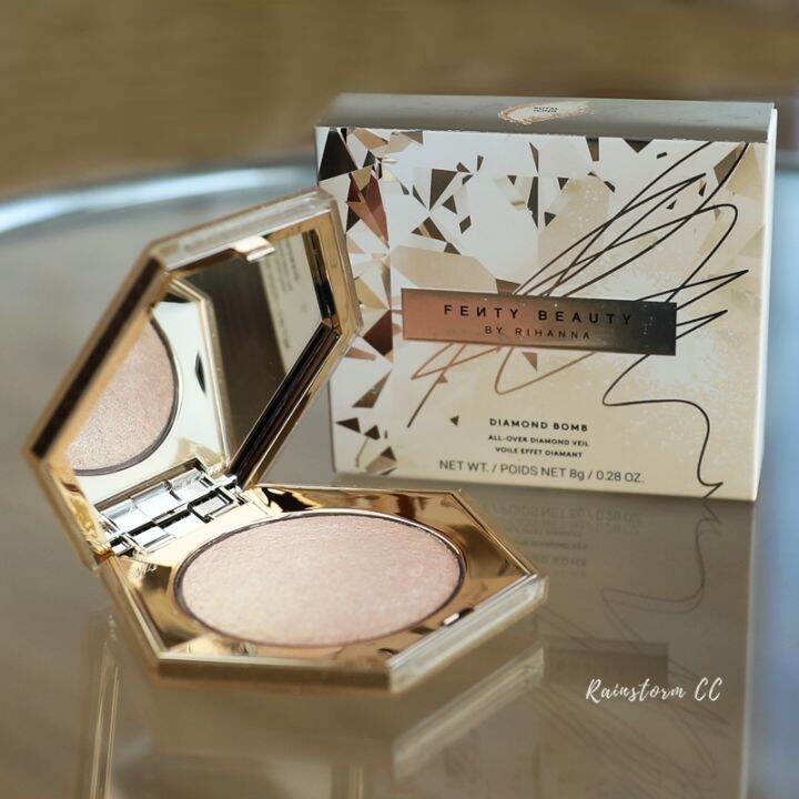 Spot fenty beauty Rihanna diamond 3D highlight 8g brighten champagne ...