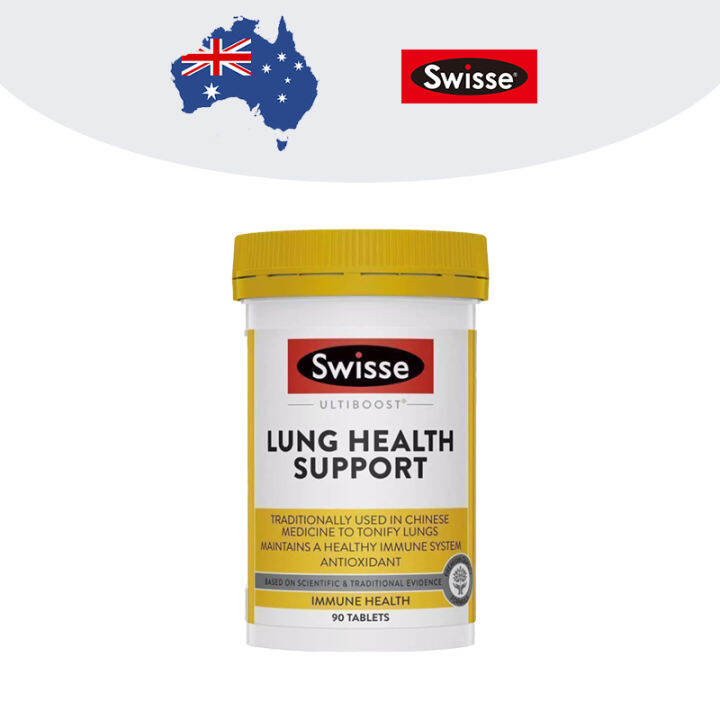 Swisse UB Lung Health Support 90 Tab Clean up the lung tablets, lung ...