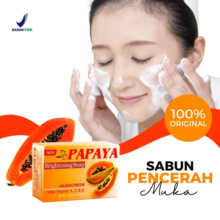 Sabun Papaya Rdl Sabun Cuci Muka Pepaya Paya Asli Pembersih Pencuci ...
