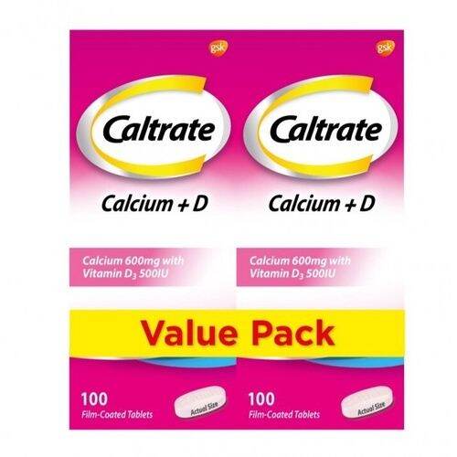 CALTRATE + VITAMIN CALCIUM + D 100'S TWINPACK (PINK) | Lazada