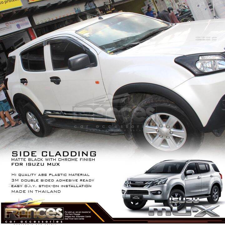 ISUZU MUX SIDE CLADDING 2014-2021 THAILAND MADE 2 tone | Lazada PH