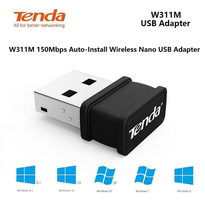 Tenda W311M/ U12 AC1300 Auto-install Wireless Nano USB 3.0 Dual-Band ...