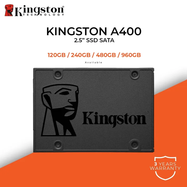 Kingston A400 480GB 960GB SATA3 2.5" Internal SSD Solid State Drive (SA400S37/480G/960GB ...