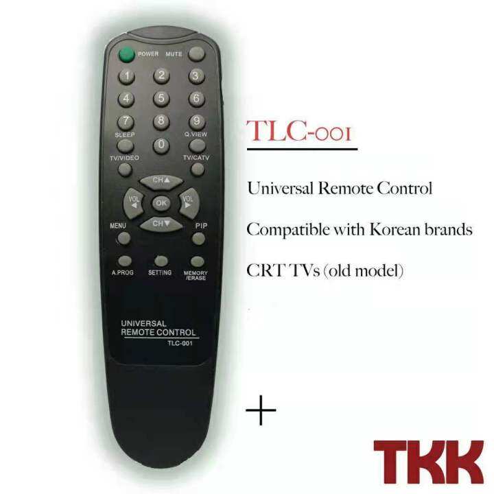 Universal Remote (For Korean Brand CRT OLD Model TV's) - Remote Control ...