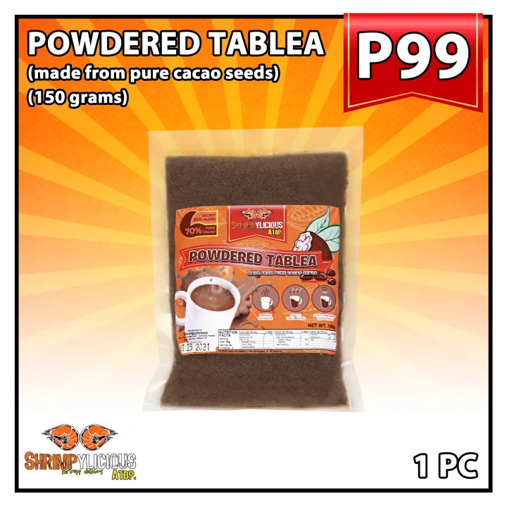 Shrimpylicious 1 pc Powdered Tablea 150grams (Made from pure cacao ...