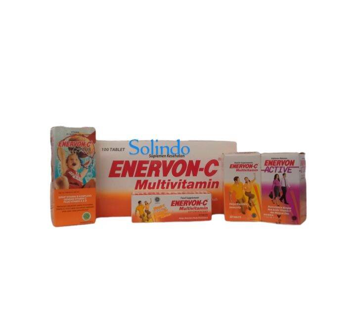 ENERVON C Syr | Active Tab | Effervescent | Multivitamin | Lazada Indonesia