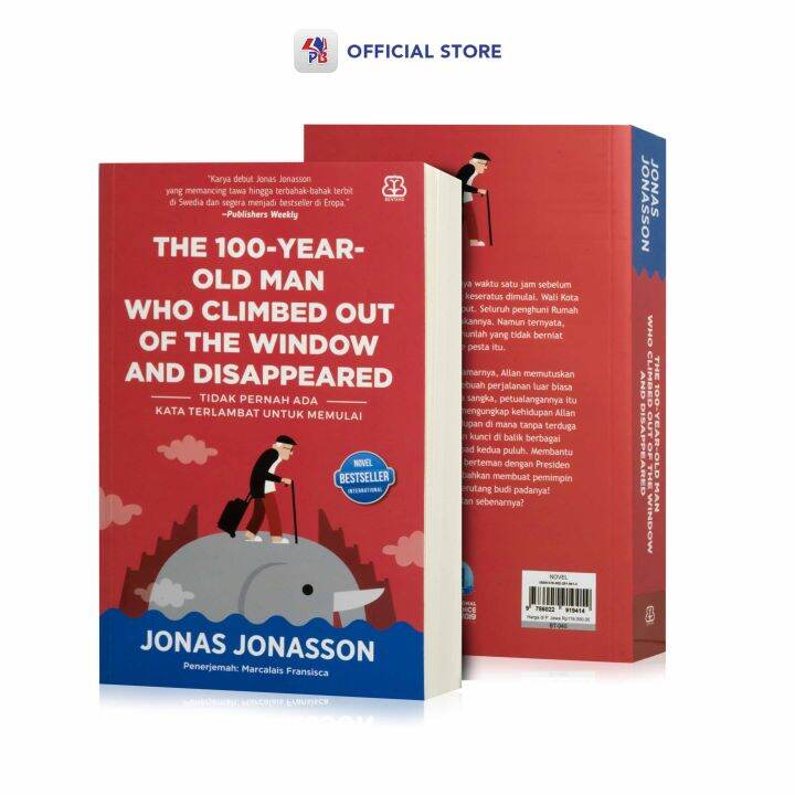 Buku Novel The 100 Years Old Man Who Climbed Out Of The Window And ...