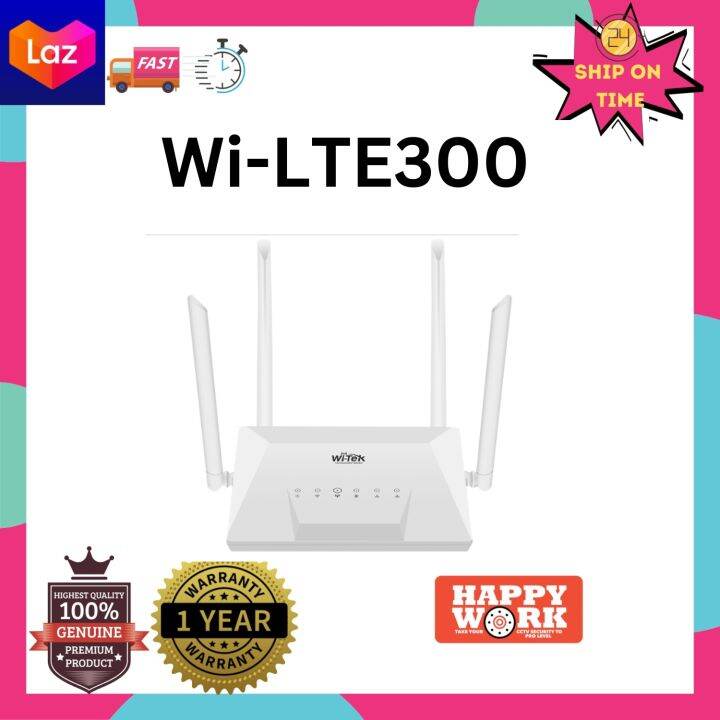 Wi-Tek WI-LTE300 4G LTE Wireless Router | Lazada PH